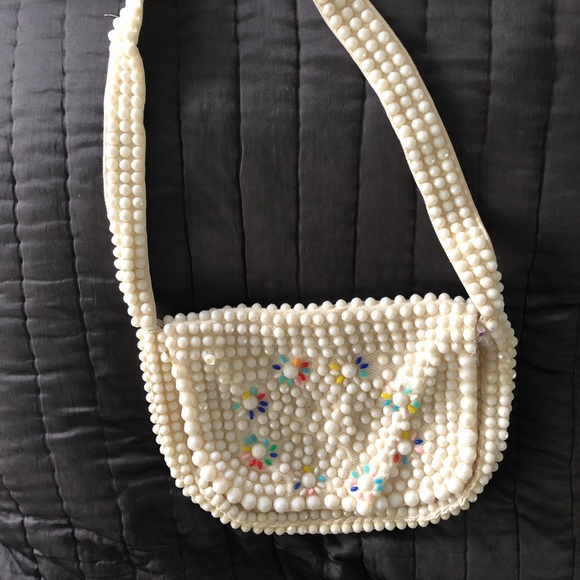 Bags | Vintage Beaded Shoulder Bag | Poshmark